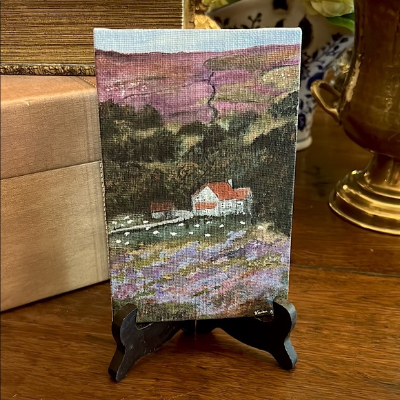 Hand Crafted | Art | Miniature Landscape Oil Painting | Poshmark